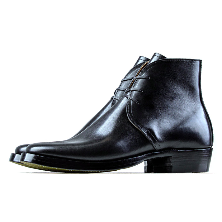 George Boots -Black Bull Hide - xbxs®boots factory – xbxsboots